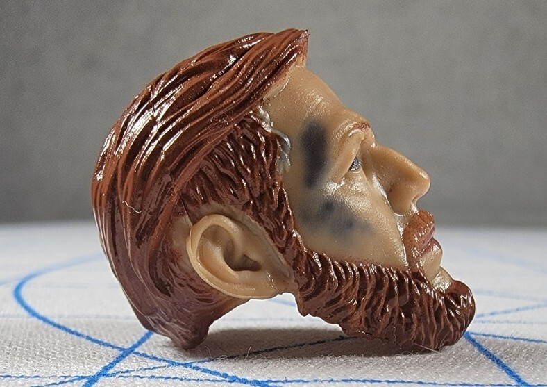 AEW Unrivaled Male Civilian Stern Head B Fodder 7" 1/10 Scale Jake ...