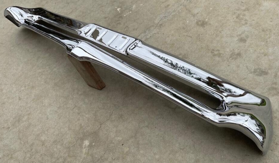 S PONTIAC GTO TEMPEST LEMANS CHROME PLATED FRONT BUMPER 1966 1967 66 67 ...