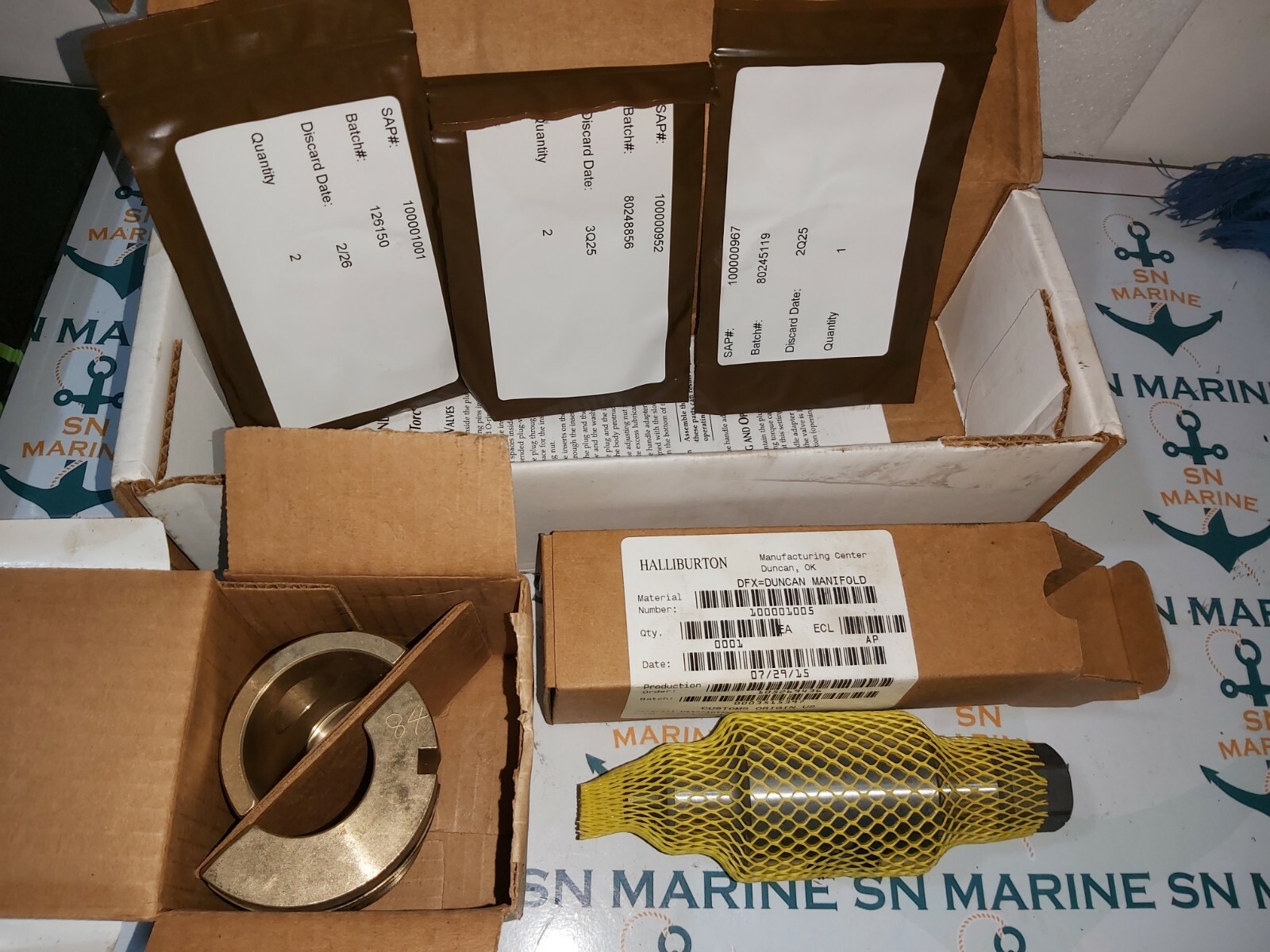 HALLIBURTON REPAIR KIT 100001023 REPAIR KIT 1 IN STD SVCE LO TORC VLV ...