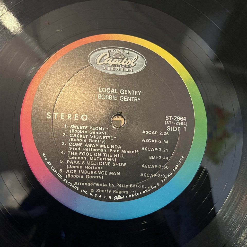 [COUNTRY]~EXC LP~BOBBIE GENTRY~Local Gentry~[Original 1968~CAPITOL ...