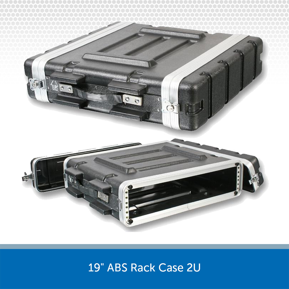 19" ABS Rack Case | 2U 3U 4U 6U 8U 10U | Flight Case Rack Mount ...