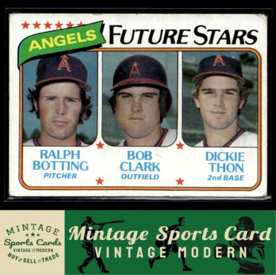 1980 Topps - Angels Future Stars - Botting / Clark / Thon - #663 | eBay