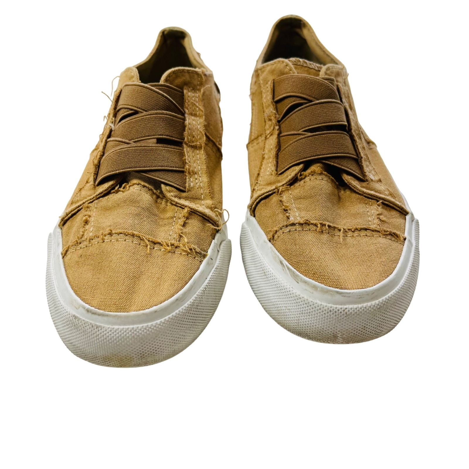Blowfish Malibu Marley Tan Color Wash Canvas Sneakers… - Gem