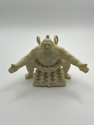 Sumo Wrestler Yokozuna Figurine Okimono Pottery High-quality-detail ...