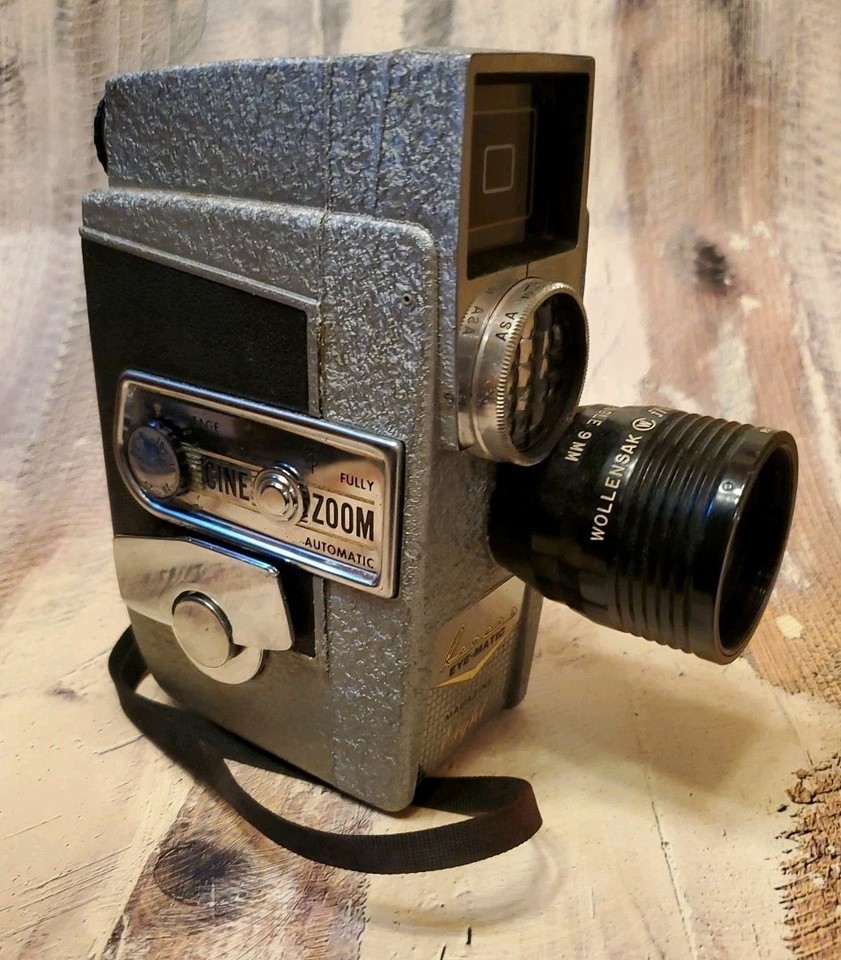 Revere Eye-Matic Magazine Eight Model CA-4 8mm Film Camera Tested Works ...