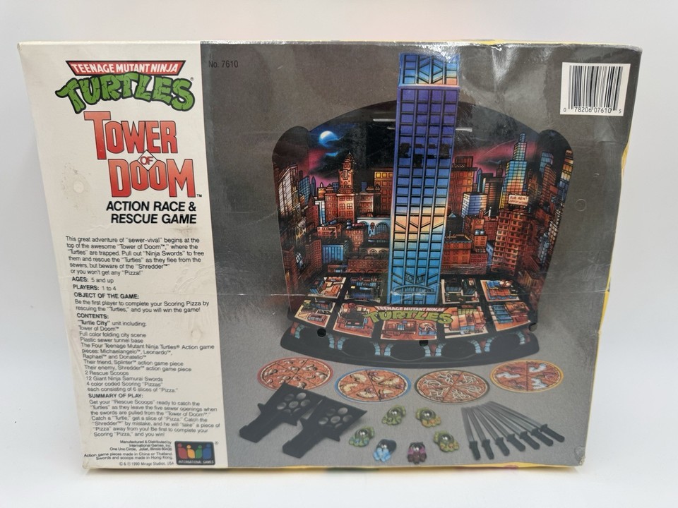 1990 Teenage Mutant Ninja Turtles Tower of Doom Brand New Sealed | eBay