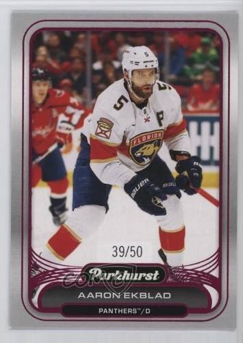 2023-24 Upper Deck Parkhurst Pink Foil /50 Aaron Ekblad #125 | eBay