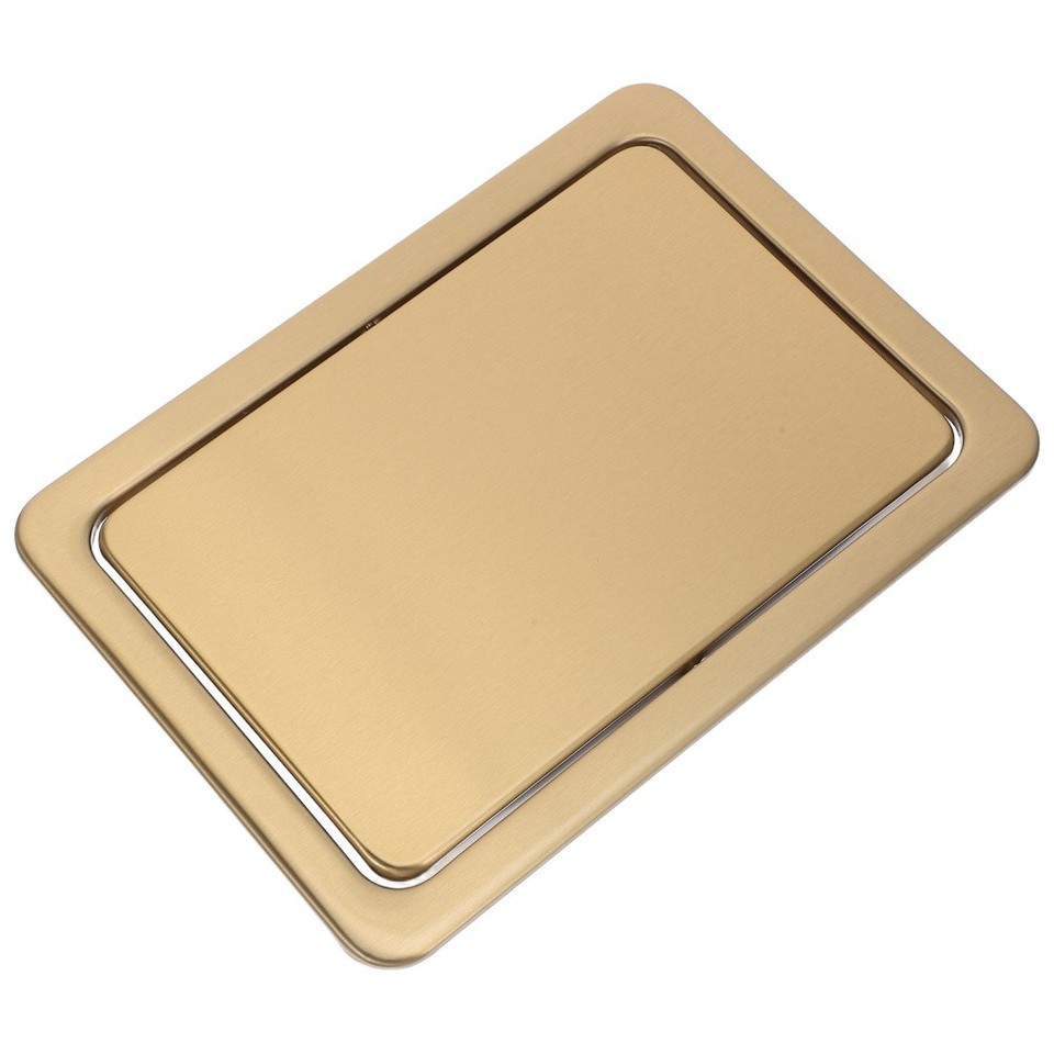 Embedded Trash Can Lid Stainless Steel Garbage Concealed Waste Bin ...