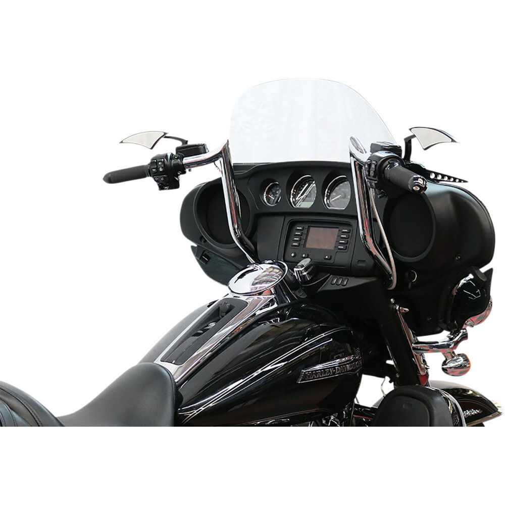 Paul Yaffe Bagger Nation Chrome Pre-Wired 12" Monkey Bar Handlebar ...