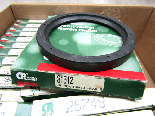 CR Chicago Rawhide Oil Seal 31512 80x100x10 80mm x 100mm x 10mm Metric ...