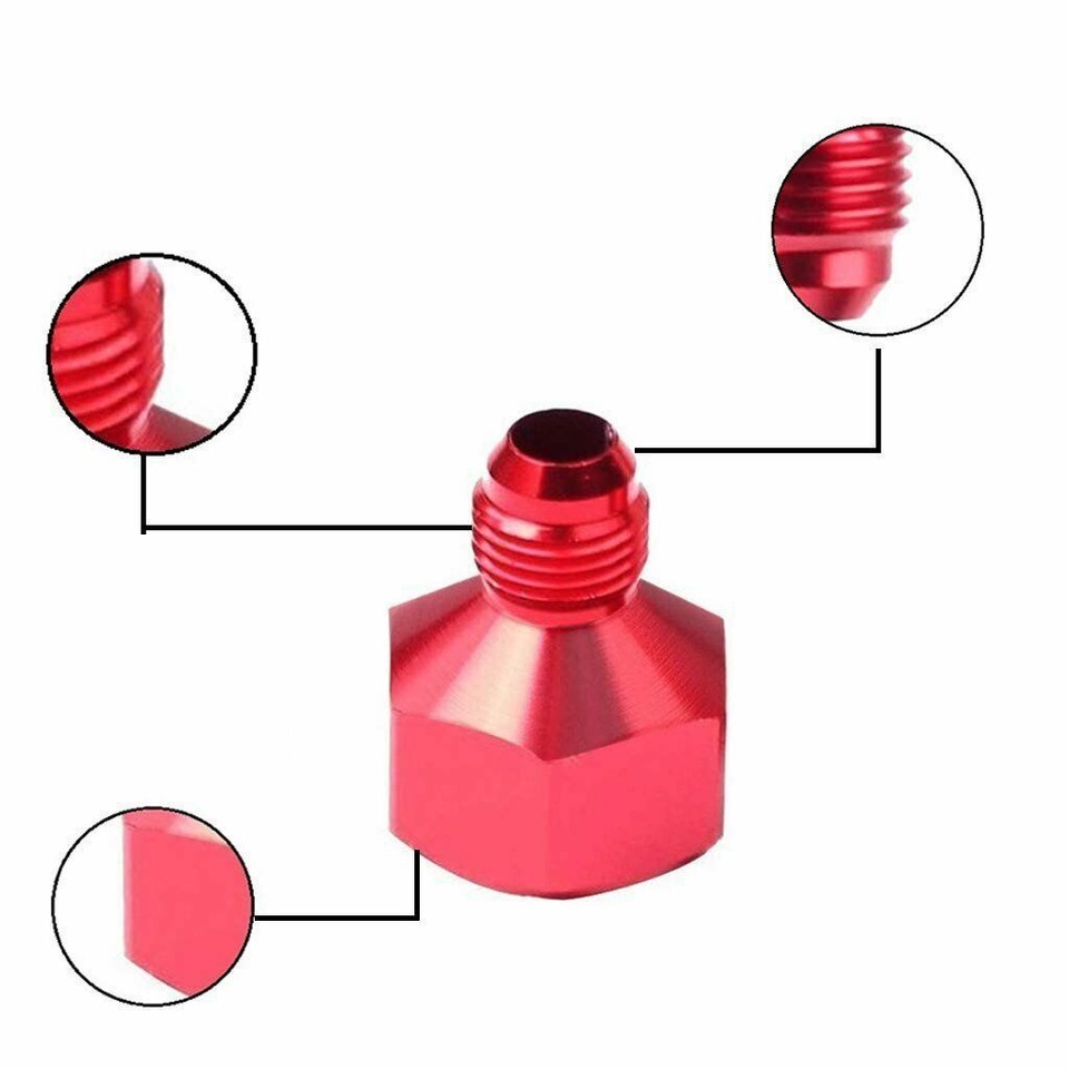 2x 10AN Female to 8AN Male Flare Reducer Fitting Fuel Cell Bulkhead ...