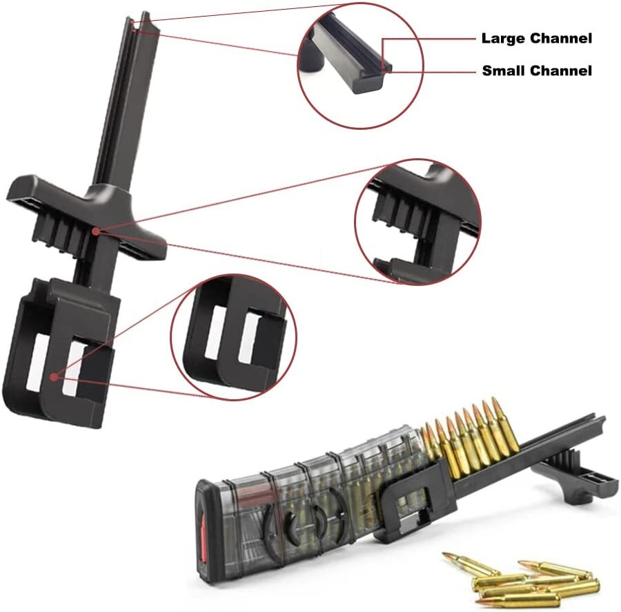 Universal Rifle Mag Speed Loader Double Feed Rifles Easy Feed-Fast FREE ...