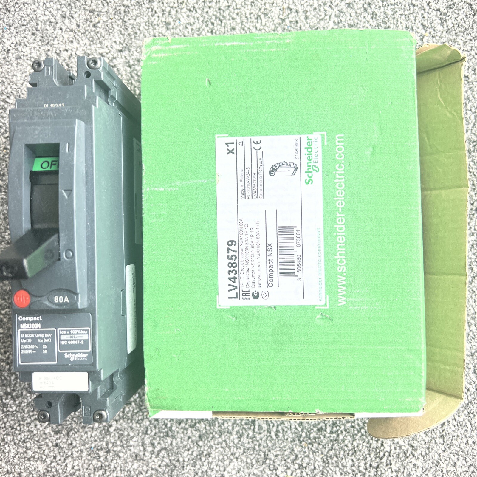 Schneider Electric LV429006 Compact Nsx100 N – 100 a 3 Poles for sale ...
