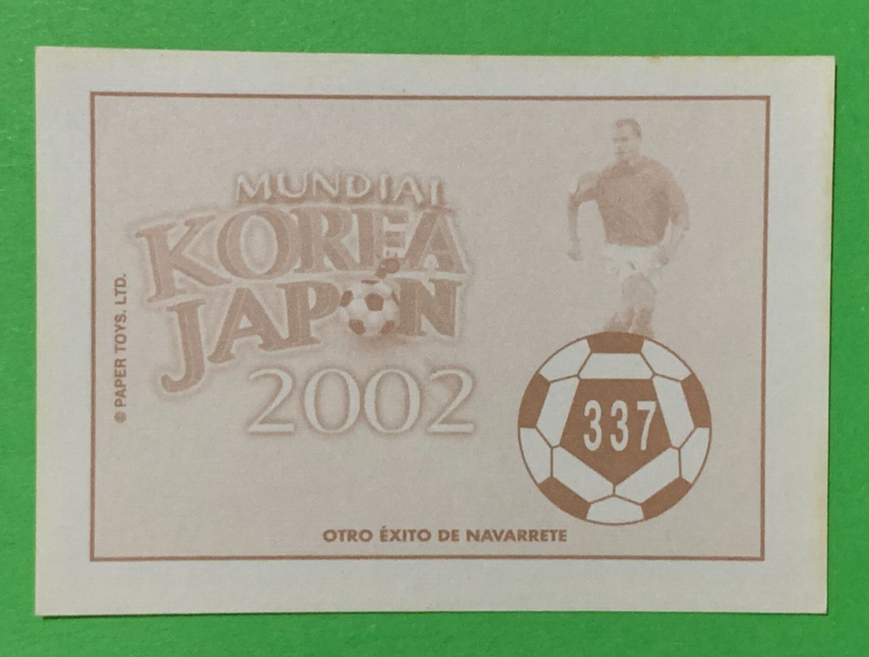 2002 Navarrete Korea Japan World Cup FIFA Face STICKER #337 ENGLAND ...