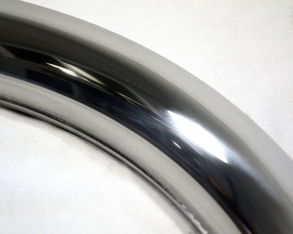 SETOF4 16" STAINLESS STEEL WHEEL TRIM RINGS BEAUTY RIMS GLAMOUR RING ...