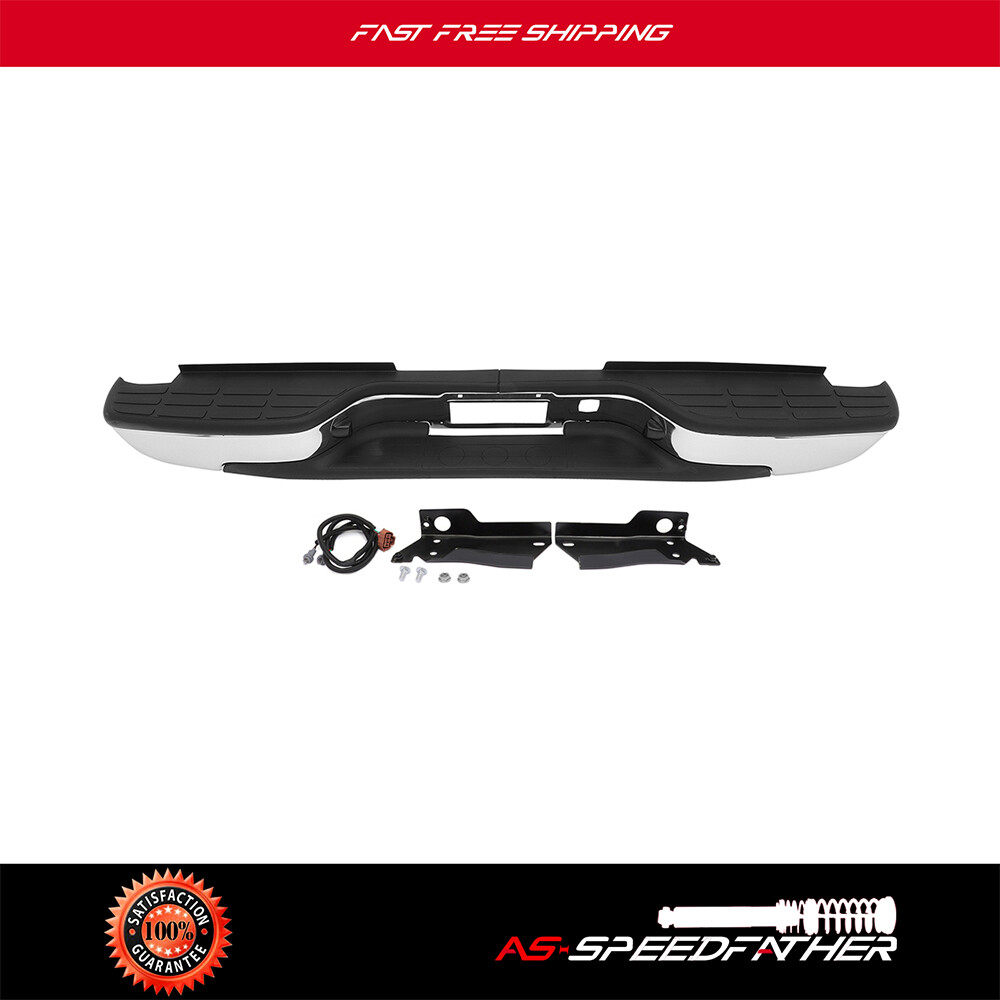 Chrome Rear Bumper for 99-07 Chevy Silverado Sierra 2500HD 3500 ...