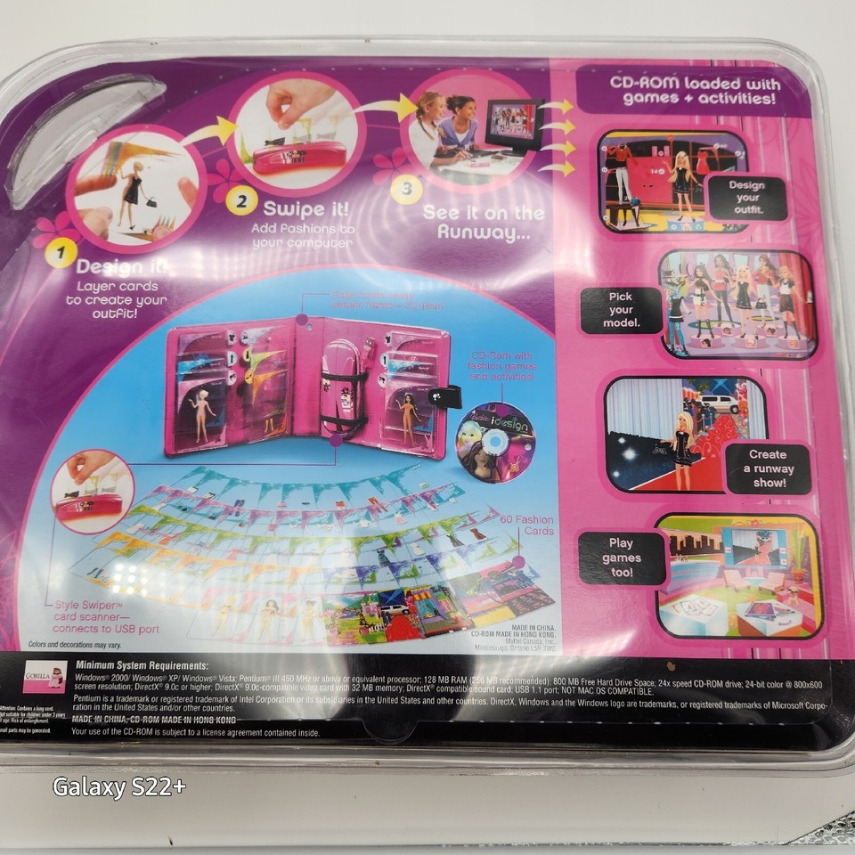 Barbie INTERACTIVE Design Studio idesign Ultimate Stylist Create Fashion NIB | eBay