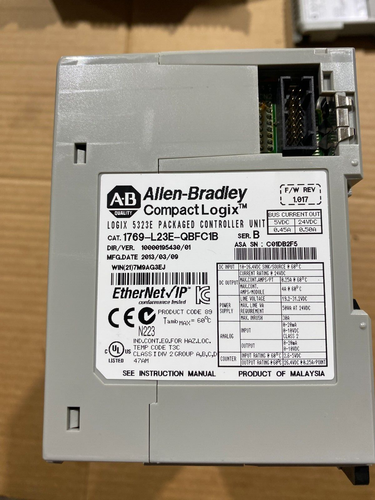 Allen-Bradley 1769-L23E-QBFC1B QBFCIB A CompactLogix Controller Ethernet 512KB | eBay