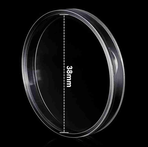 100 Pack 1.50 IN 38 mm Coin Capsule Holders Direct Fit US Morgan Silver ...