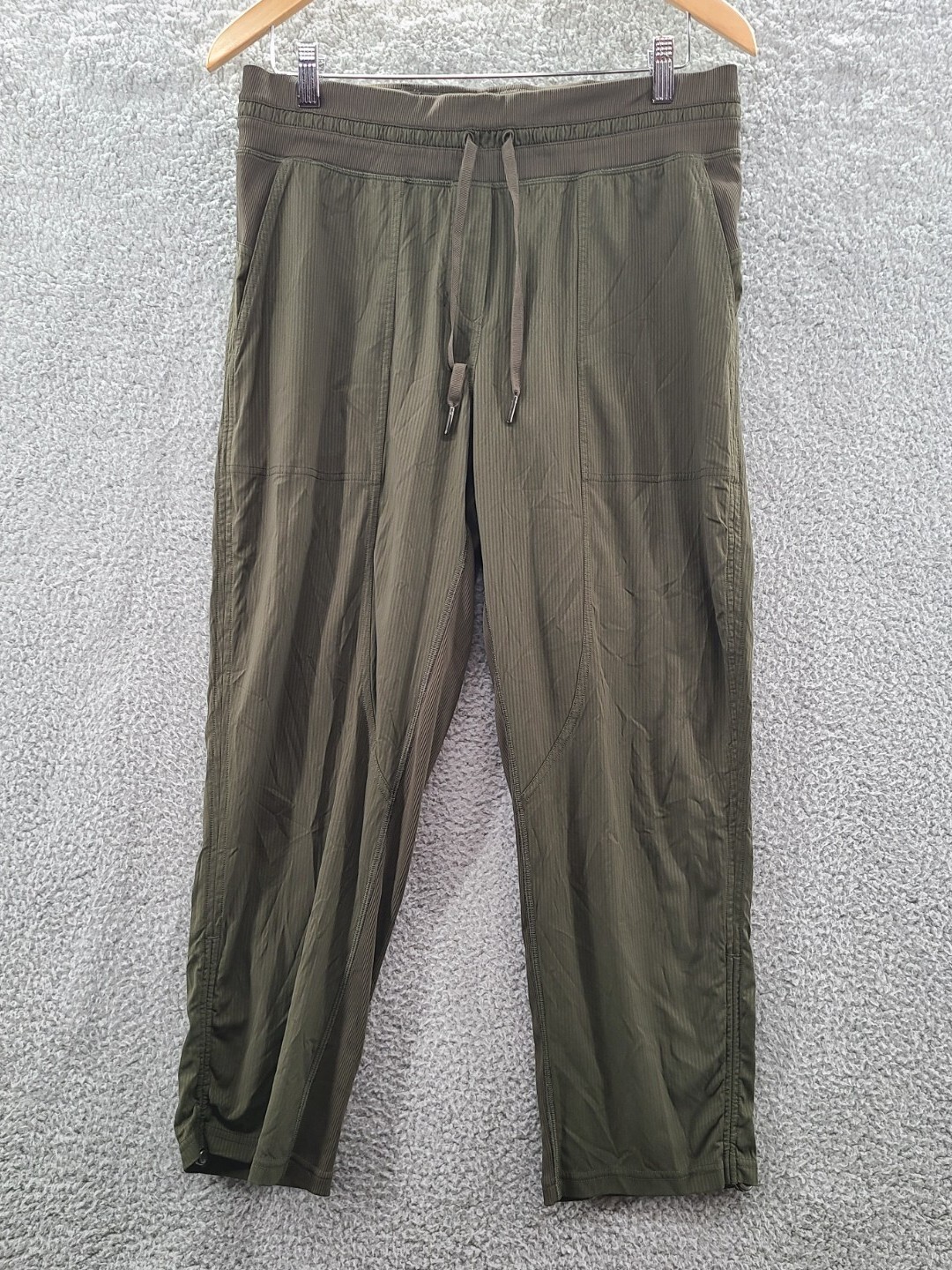 Lululemon Dance Studio Crop 25" Inseam Size 10 Olive … - Gem