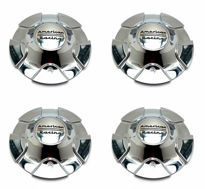 4x American Racing Chrome Wheel Center Hub Caps 7"OD Bolt-On | eBay