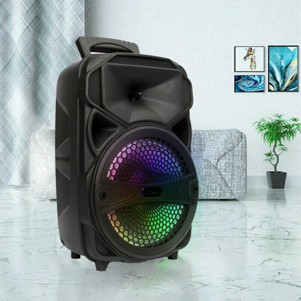 5000W Portable Bluetooth Speaker Sub woofer Heavy Bass Sound System ...