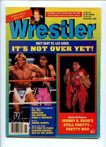 THE WRESTLER MAGAZINE 11/93 JOHNNY B. BADD MONGOLIAN MAULER ABDULLAH ...