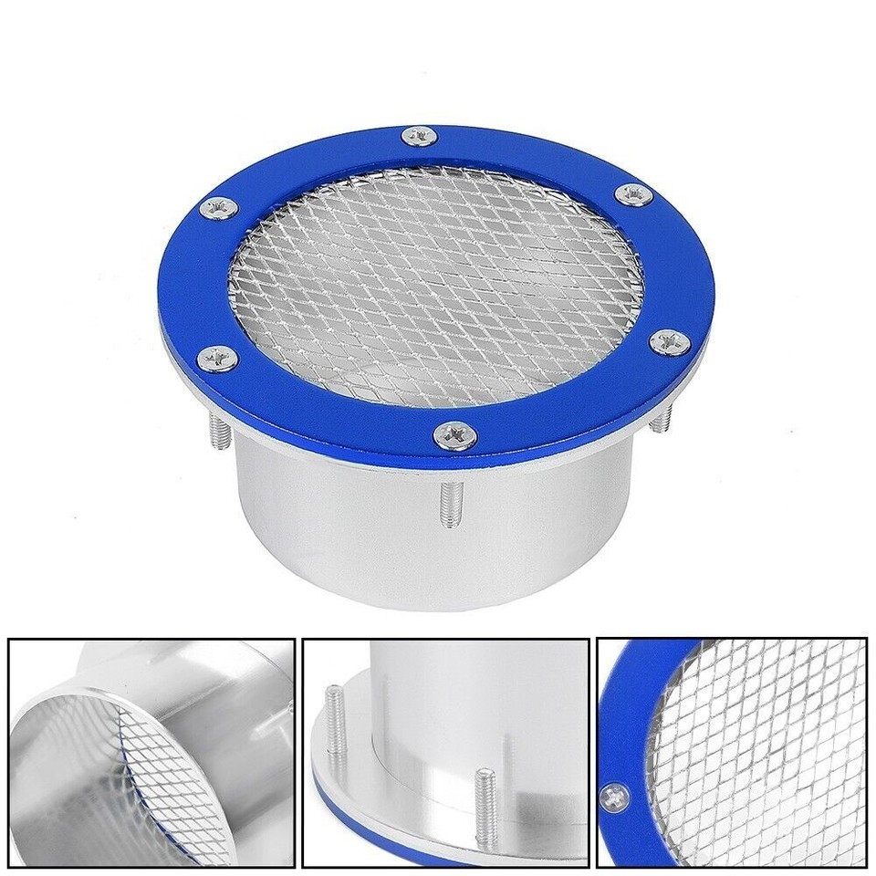 Universal Car Racing Air Duct Grill Bumper Vent inlet Cold Air intake ...