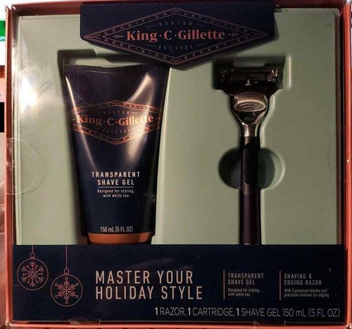 King C Gillette Master Your Holiday Style Gift Set (LOC RM G9-5) | eBay