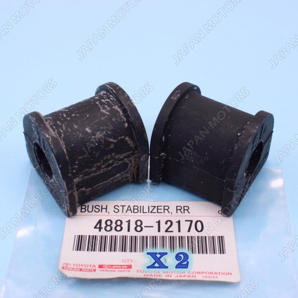 x2 GENUINE TOYOTA Camry Avalon REAR STABILIZER SWAY BAR BUSHINGS KIT ...