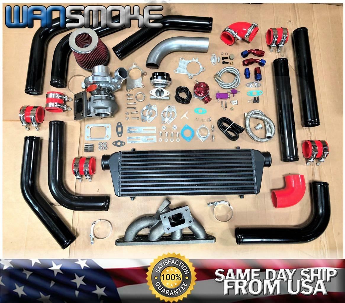 Eclipse Spyder GS RS Galant 4G64 2.4L T3T4 .63 Turbo Kit Manifold ...