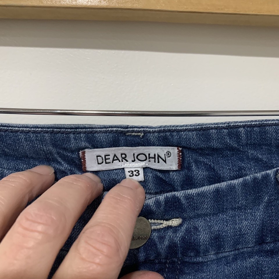 Dear John | Jeans Pixie Skinny 11" High Rise Ankle Laguna Beach Distressed- 33 | eBay