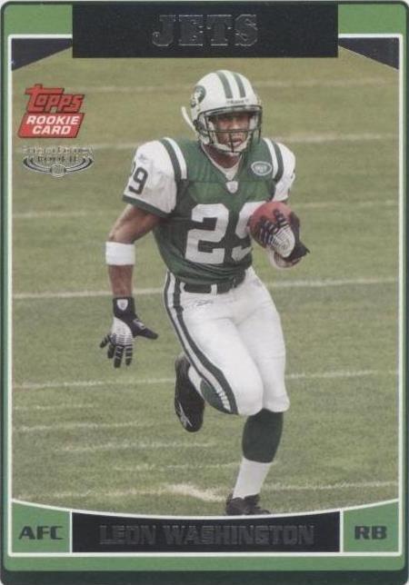 2006 Topps - Leon Washington #380 Special Edition Rookie (RC) for sale ...