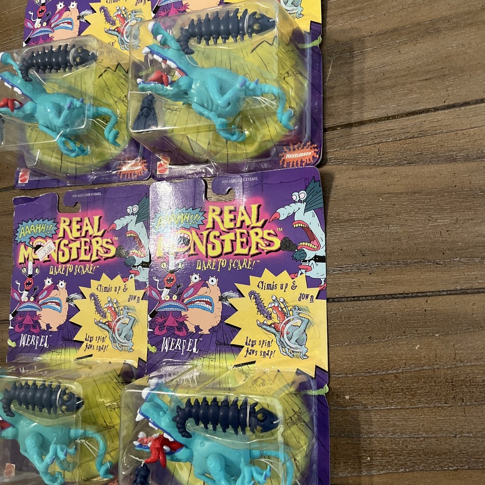 Nickelodeon's AAAHH!! Real Monsters 1995 NEW WERFEL Toy Action Figure ...
