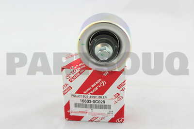 166030C020 Genuine Toyota PULLEY SUB-ASSY, IDLER 16603-0C020 | eBay