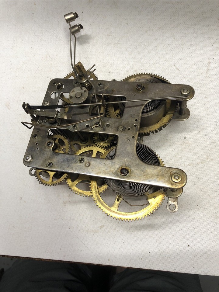 Vintage Wm Gilbert Mantle Clock Movement PARTS REPAIR | eBay
