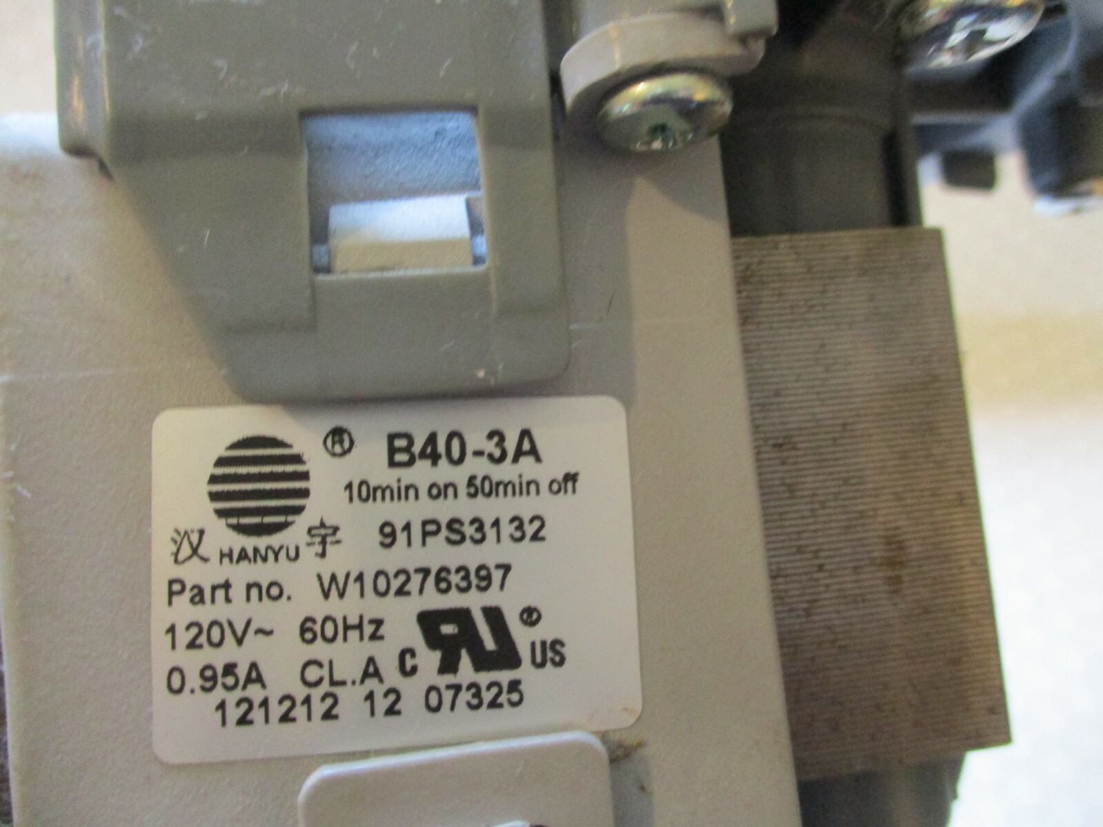 OEM MAYTAG Washer Water Drain PumpW10276397 91PS3132 B40-3A Fits Many ...