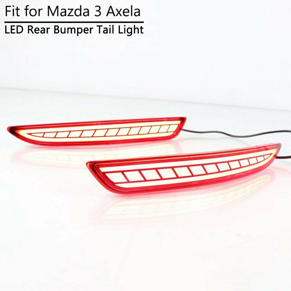 Red LED Rear Bumper Tail Brake Light LampFit For Mazda 3 Axela 2019 ...