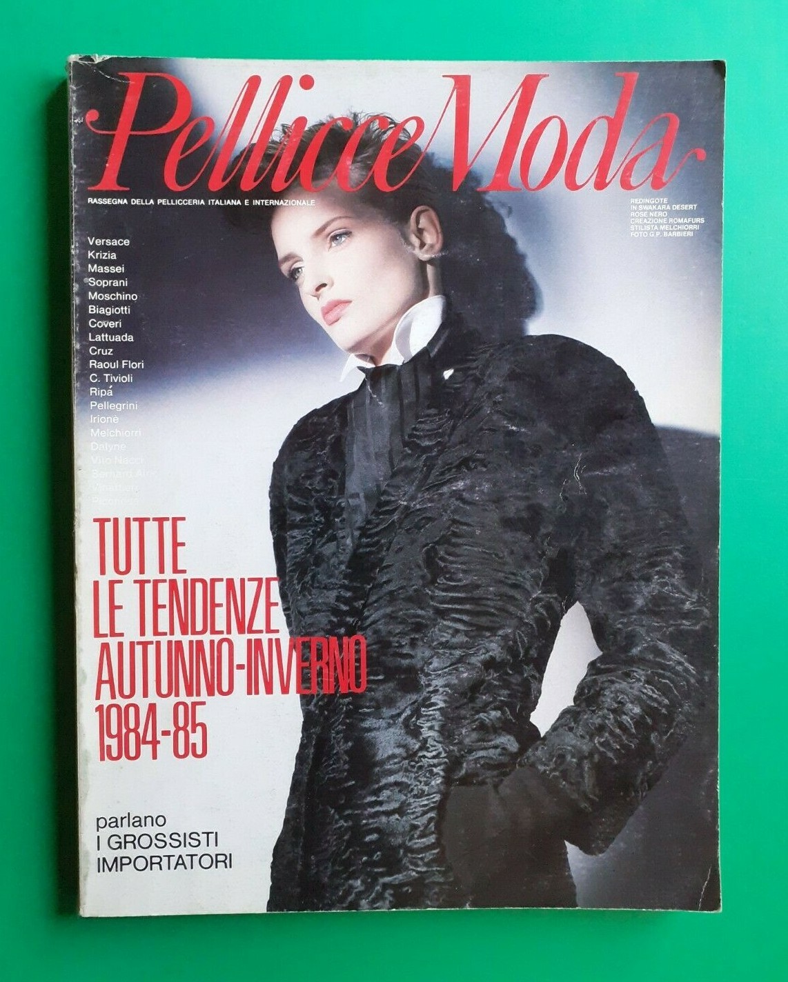Furs Moda Magazine 1984 January Febbraio 1 Fur Pelz Fur Fourrure | eBay