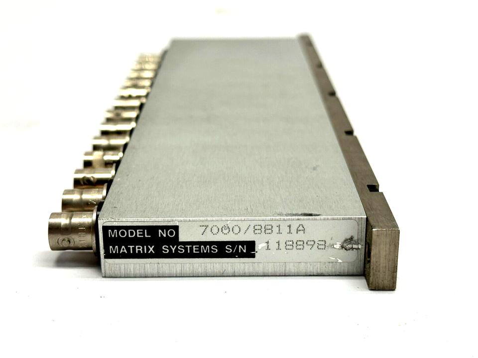 Matrix Systems 7000/8811A Coaxial Relay Module 7000 Series | eBay