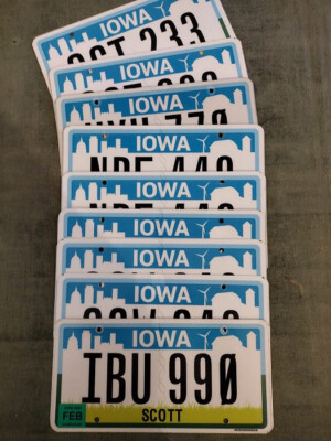 Authentic 2020 Iowa License Plate NEW City & Farm Design for 50 State ...