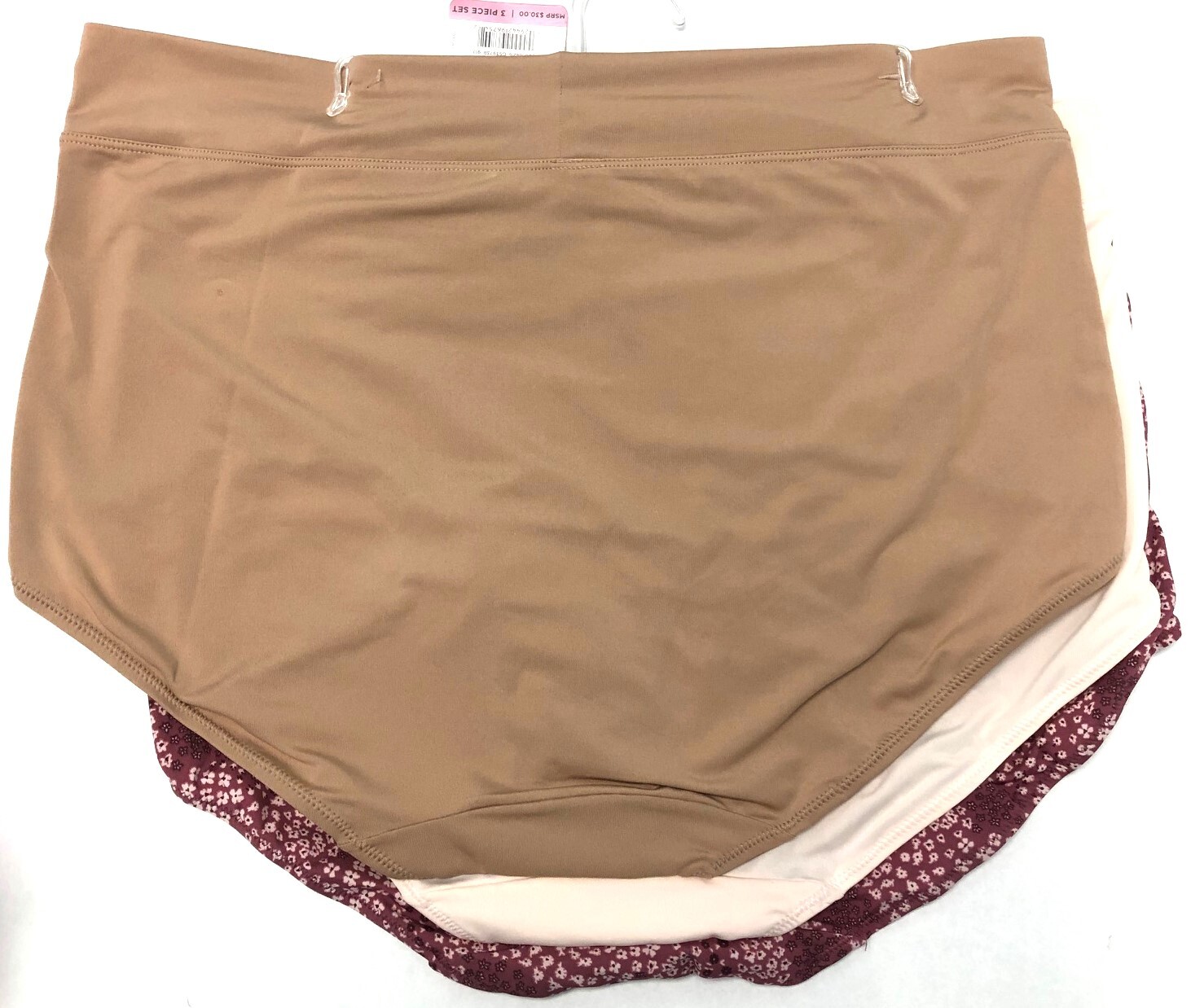 Olga by Warner's Microfiber Briefs No Muffin Top No Pinching 3 Pack ...