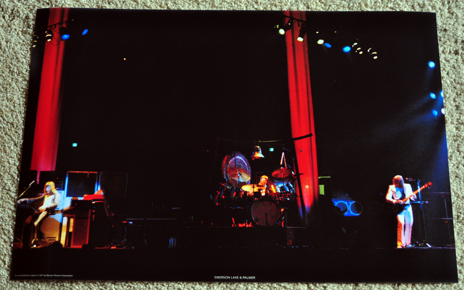 Emerson Lake and Palmer poster ELP stage Welcome Back My Friends Japan ...