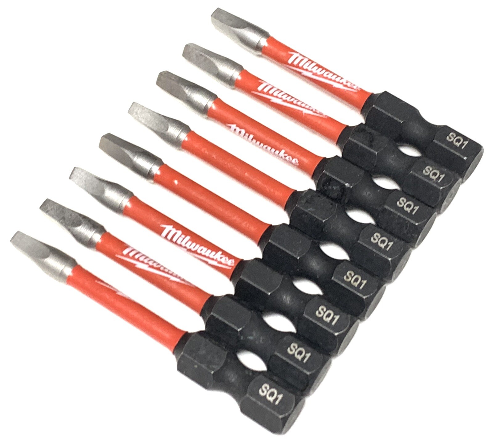 Square SQ1 Milwaukee Shockwave Impact Duty 8 Bit Set Screw Driver Bits ...