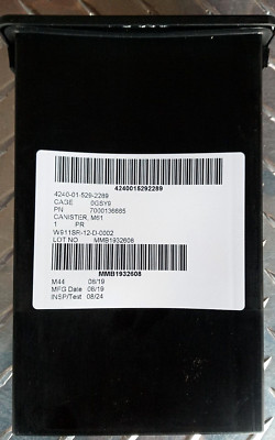 AVON M61/M50 Gas Mask CBRN/NBC Filter Canister Pair NEW/Sealed Exp: 2/ ...