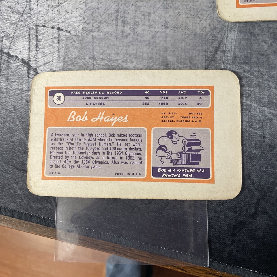 1970 Lot of 11 Topps Super Cards Football O.J. Simpson Rookie Gale ...