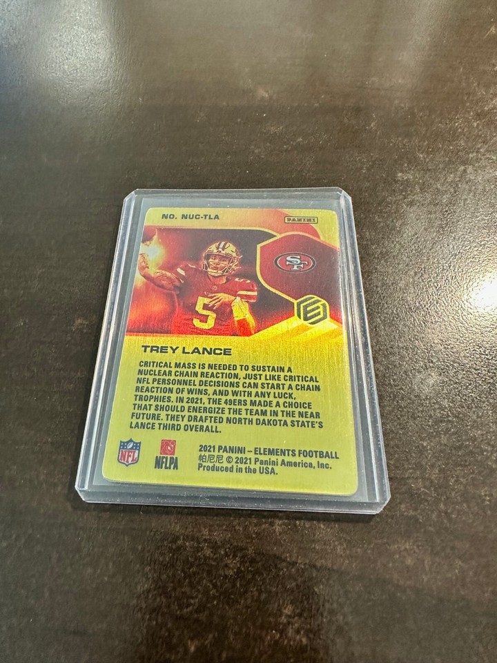 2021 Panini Elements Nuclear Trey Lance RC 49ers SSP case hit | eBay