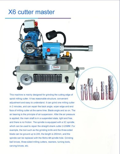 X6 Cutter Grinder High Precision Precision Milling Cutter Grinding ...