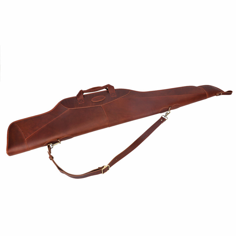 Leather Rifle Carrying Scope Case Soft Gun Slip Storage Sling Bag ...