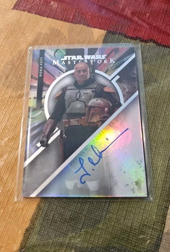 2022 Topps Star Wars Masterwork Temuera Morrison Boba Fett auto /50 ...